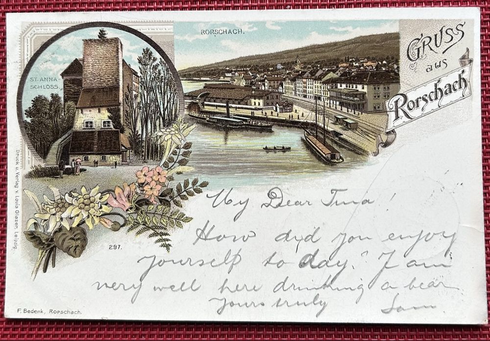 Gruss aus Rorschach Litho (Gebraucht) in Horw für CHF 23 – mit Lieferung auf Ricardo kaufen