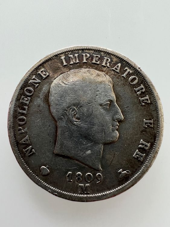 AB 1.- CHF!! Italien Regno D'Italia 5 Lire 1809 M Napoleon (Gebraucht) in Schaffhausen für CHF ...