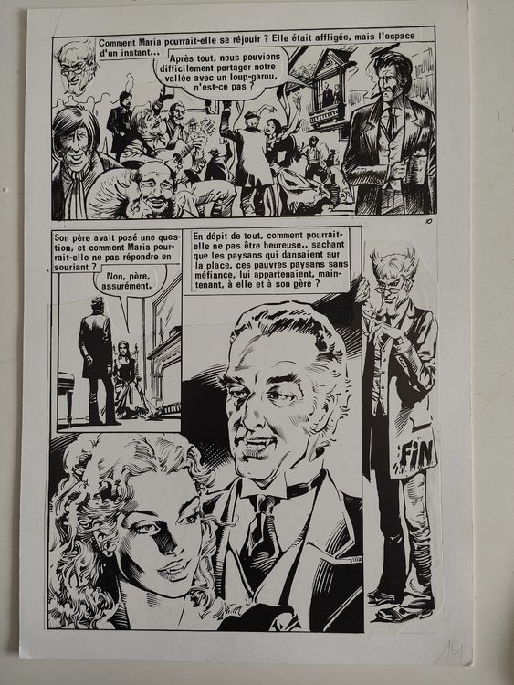 planche originale BD il est minuit le vampire pièce unique (Neu (gemäss ...