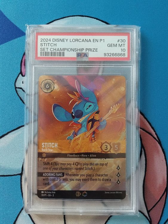 Stitch Rockstar Enchanted Prize Promo - PSA 10 | Kaufen auf Ricardo