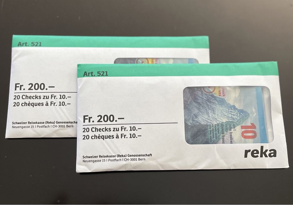 REKA Checks 400.- (Neu und originalverpackt) in Ueberstorf für CHF 375 ...