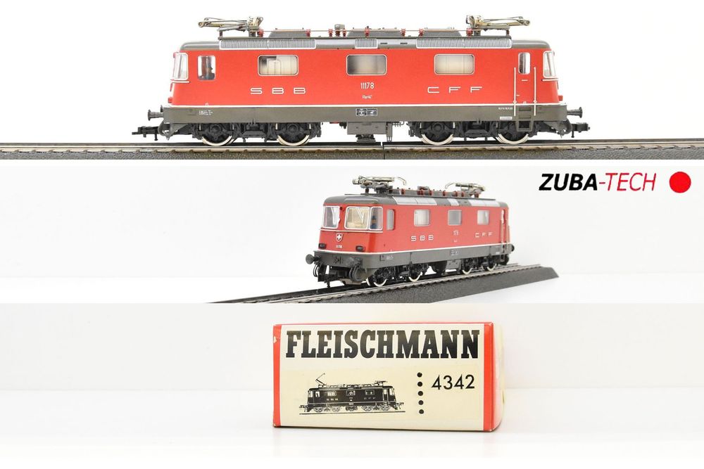 Fleischmann 4342 E-Lok Re 4/4 II SBB H0 GS Analog mit OVP | Acheter sur ...