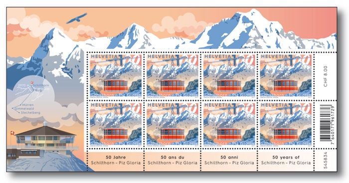 Kleinbogen 50 Jahre Schilthorn-Seilbahn - postfrisch | Kaufen auf Ricardo