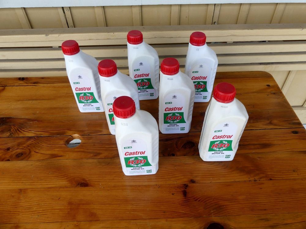 7 x 1 Liter Racing Oil Castrol R30 SAE30 | Kaufen auf Ricardo