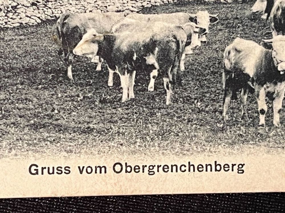 Alte Postkarte Gruss aus Obergrenchenberg. | Kaufen auf Ricardo