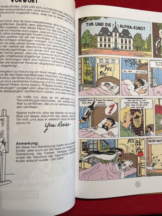 Tim und Struppi - Die Alpha-Kunst - Hergé Rarität Rodier (Gebraucht) in ...