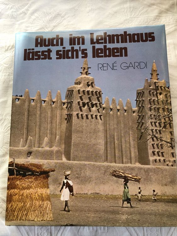 AUCH IM LEHMHAUS LÄSST SICH LEBEN René Gardi, Ex Libris 1973 (Neu ...