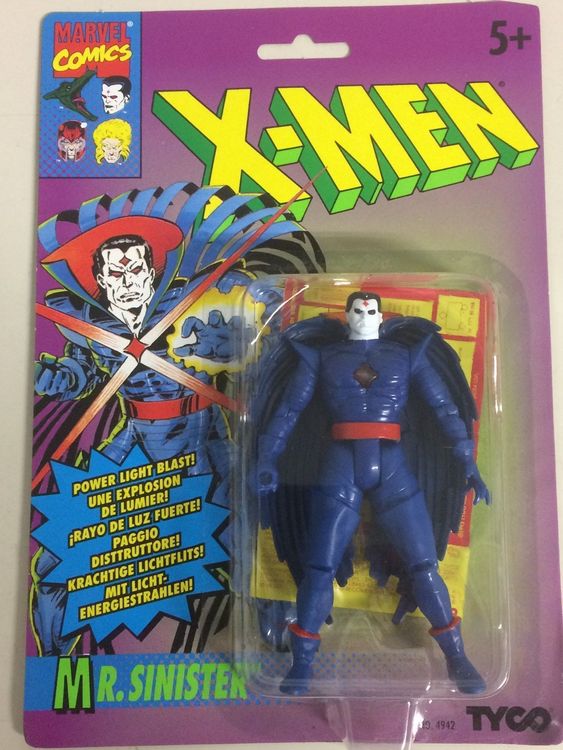 MR. SINISTER 4" ACTION FIGURE X MEN ANIMATED SERIES TYCO new (Neuf avec ...