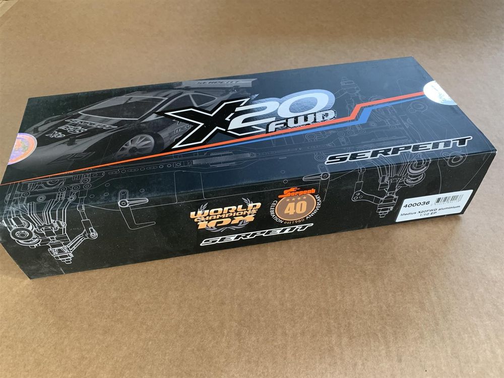 Serpent Medius X20 FWD aluminium 400036 (Neuf avec emballage d'origine ...