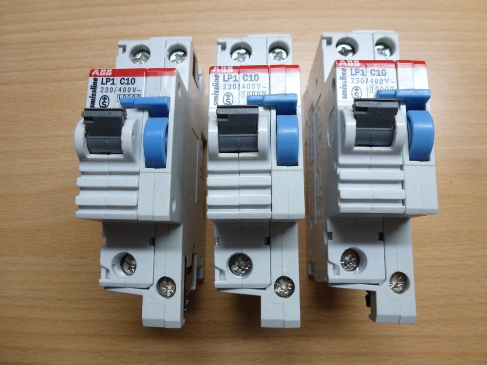 3 St. LS C10A + N-Trenner ABB-smissline | Kaufen auf Ricardo