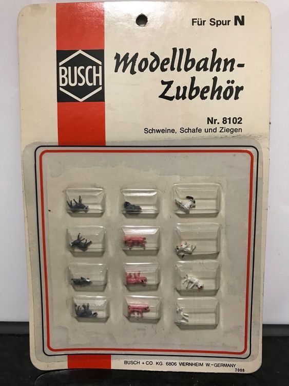 Busch Nr 8102 Schweine, Schafe und Ziegen (Neu und originalverpackt) in Windlach für CHF 7 – mit ...