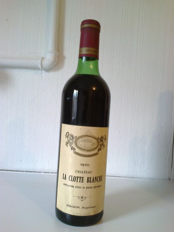 Chateau La Clotte Blanche 1970, Versand möglich!!!! (Neu (gemäss ...