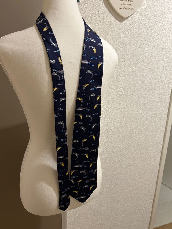 Krawatte mit Delfins von Alynn Neckwear 100% Seide (Neu und ...