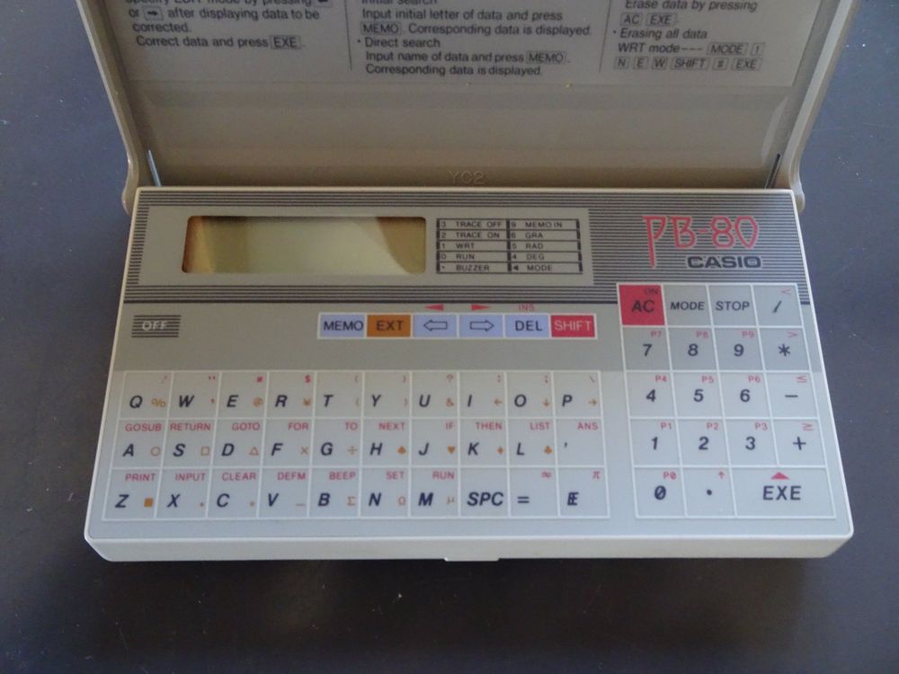 Casio PB-80, erster programmierbarer Taschenrechner, ab 1979 (Gebraucht) in Zürich für CHF 32 ...