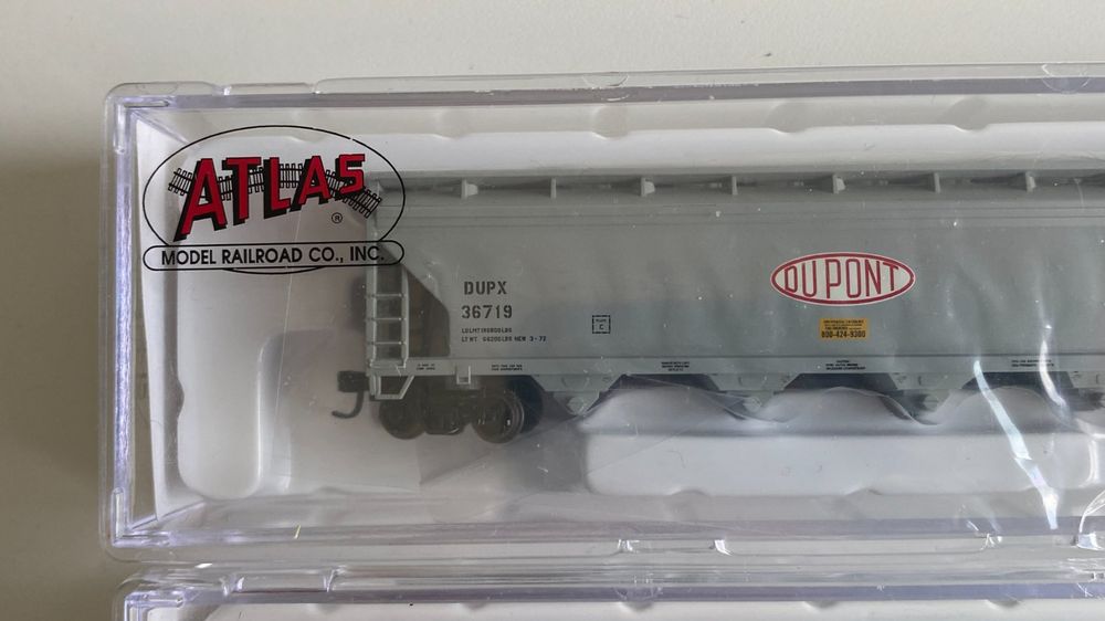 ATLAS Model 39661+662 - 2x DuPont - ACF 4 Bay Centerflow 60' (Neu und ...