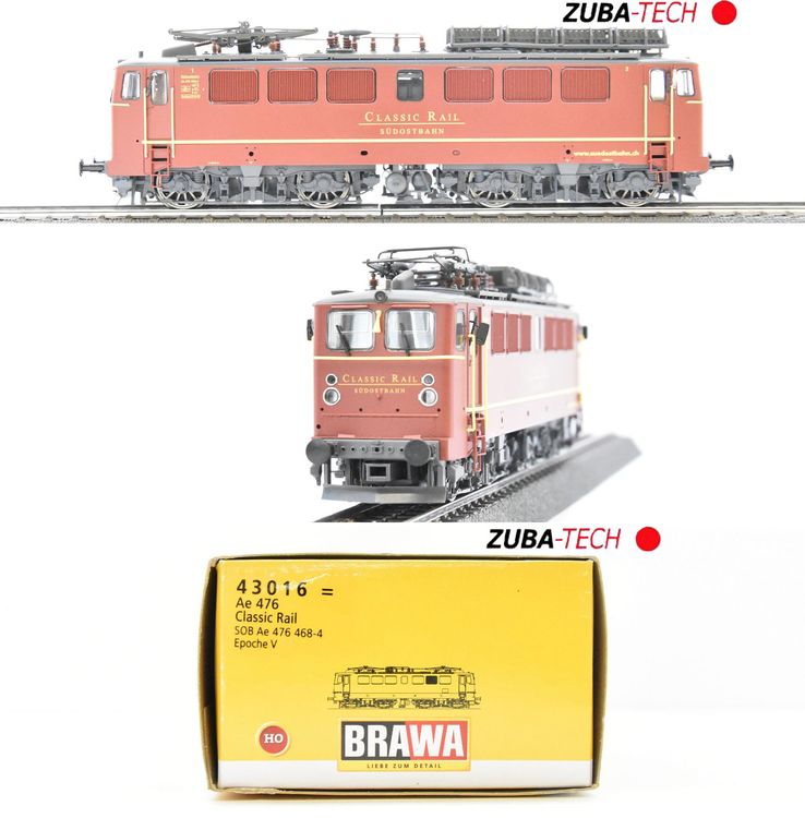 Brawa 43016 E-Lok Ae 476 SOB Classic Rail H0 GS Analog OVP | Kaufen auf ...