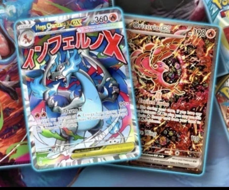 Mega Glurak X Ex + Choreogel Ex - 023 + 024 - Promopack (Neu und ...