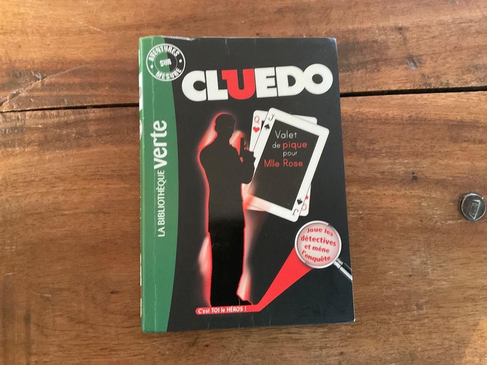 CLUEDO Bibliothèque Verte, Valet de pique pour Mlle Rose (D'occasion) à ...