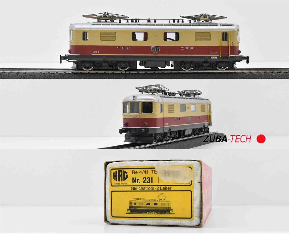 HAG 231 E-Lok Re 4/4 I TEE SBB H0 GS Analog mit OVP | Kaufen auf Ricardo