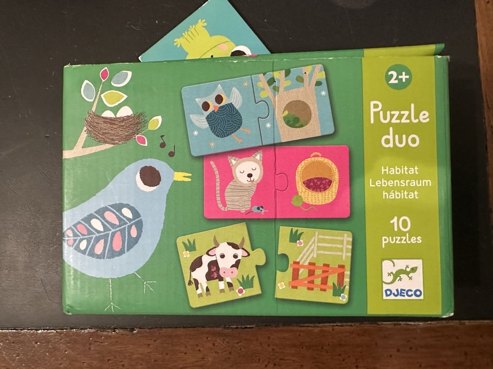 Djeco Puzzle Duo Habitat, 10 Puzzles, ab 2+ (Gebraucht) in Bassersdorf für CHF 1 – mit Lieferung ...