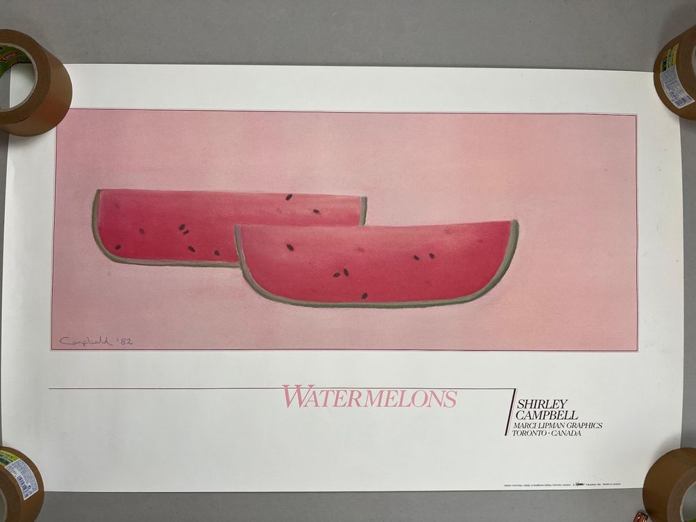 WATERMELONS Poster Campbell 1982 Sommer Früchte | Acheter sur Ricardo