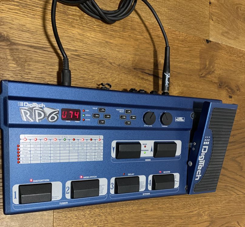 DigiTech RP6 Multieffekt für Gitarre mit Expression Pedal (Gebraucht ...