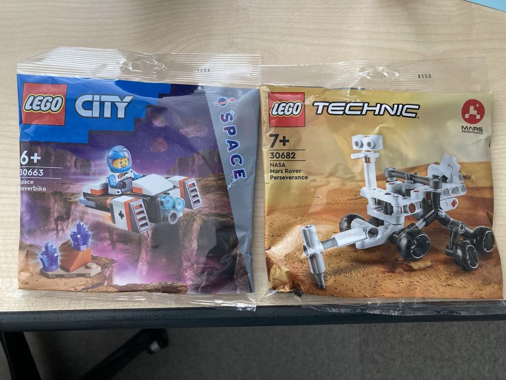 Lego Polybags Space Hoverbike und NASA Mars Rover (Neu und ...