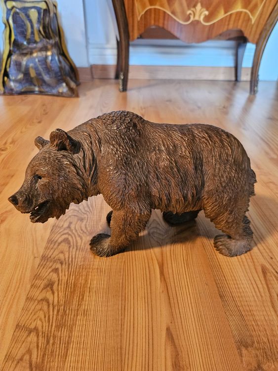 Ours en bois sculpté de Brienz, modèle 27 cm! (Gebraucht) in Vicques ...