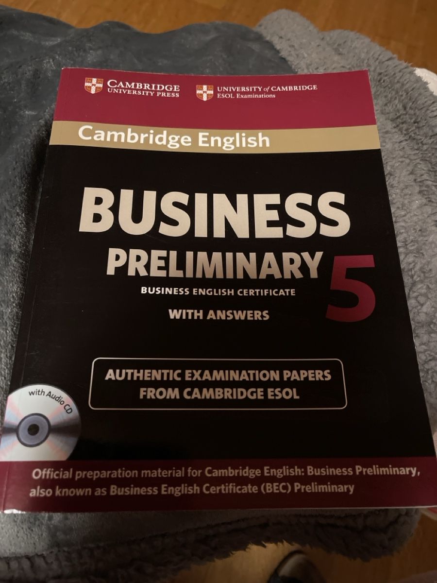Cambridge BEC 5 Preliminary Englisch mit Audio CD! (Gebraucht) in ...