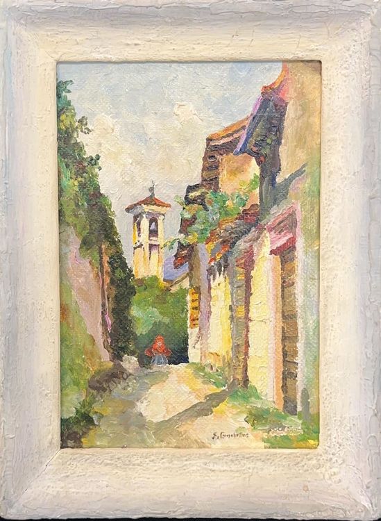 Landschaft Gemälde mit signiert. | Kaufen auf Ricardo