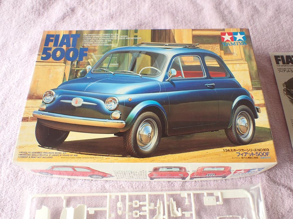FIAT 500 F Auto Bausatz von TAMIYA 1:24 Nr. 24169 von 1996 | Kaufen auf ...