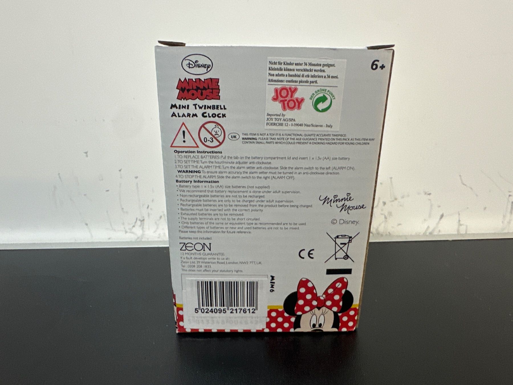 Neu Kinderwecker Minnie Mouse von Disney (1x) (Neu (gemäss Beschreibung ...