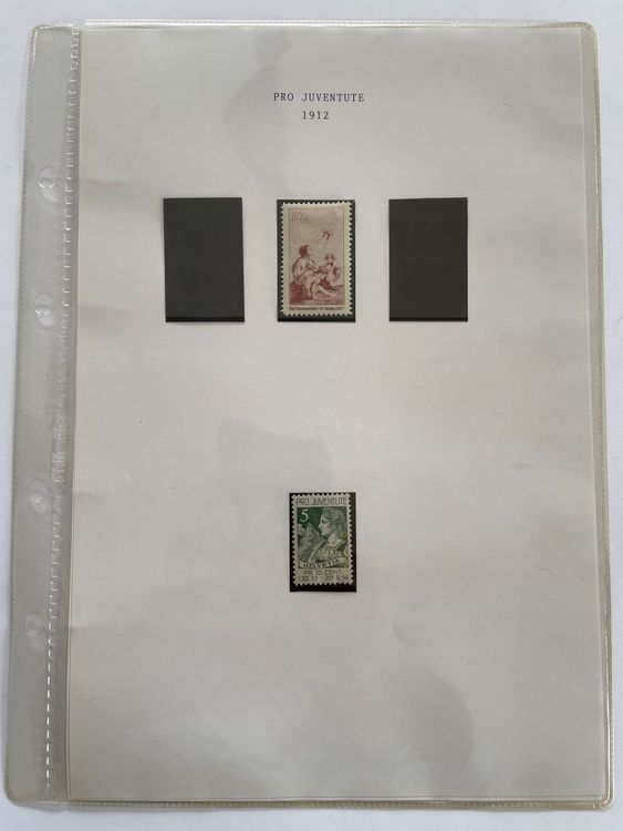 Antike Briefmarken Pro Juventute, 1912 - 1924 (Gebraucht) in Adligenswil für CHF 25 – mit ...