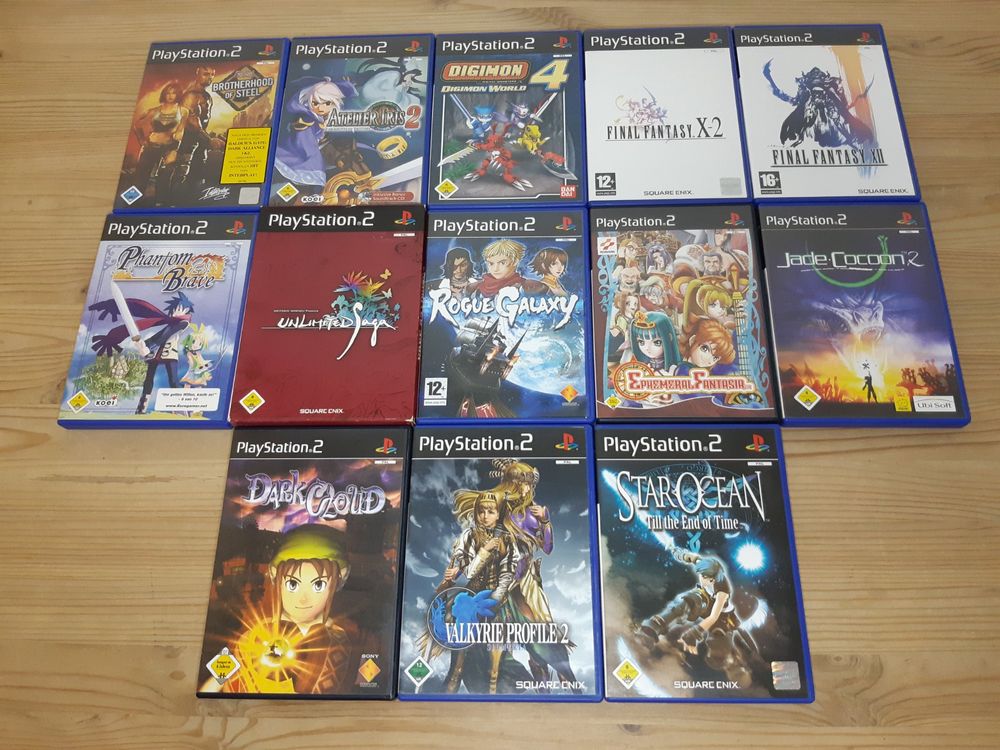 Rollenspiel / RPG Games Sammlung: 13 PS2 Playstation2 Spiele | Kaufen ...