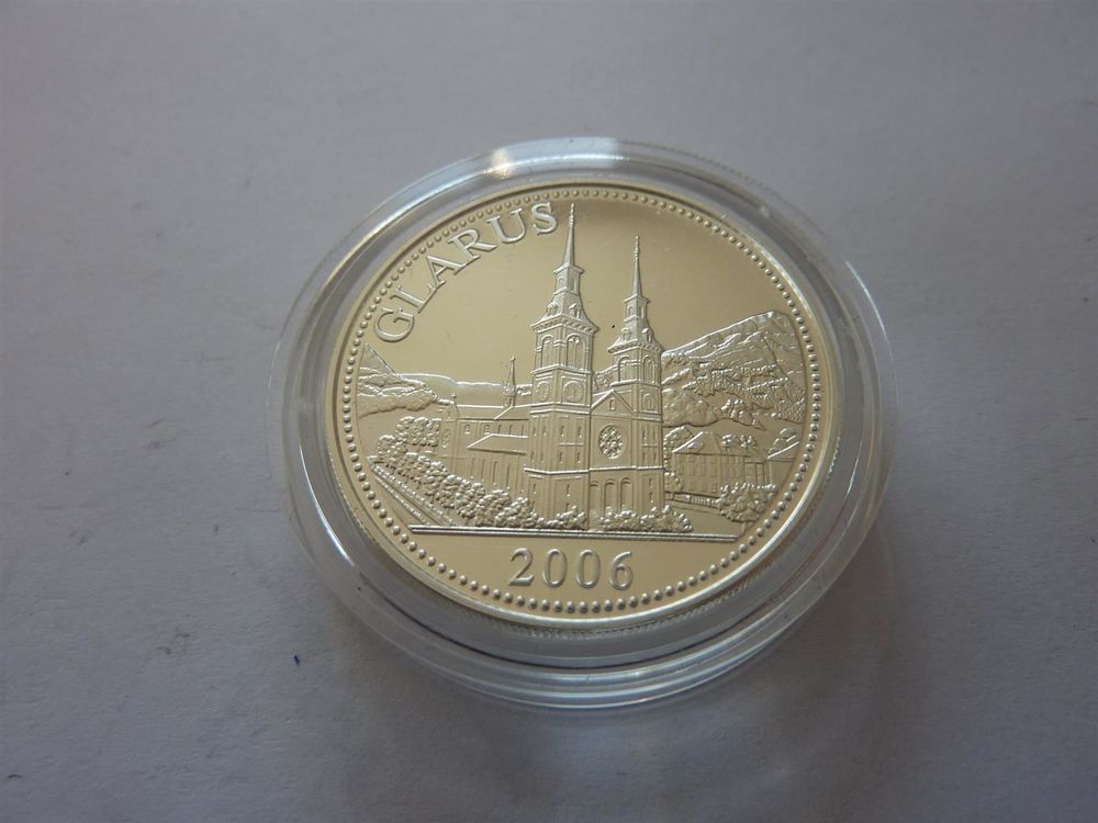 1 Unze- Silbermedaille: Glarus 2006 (Neu und originalverpackt) in Birrwil für CHF 34 – mit ...