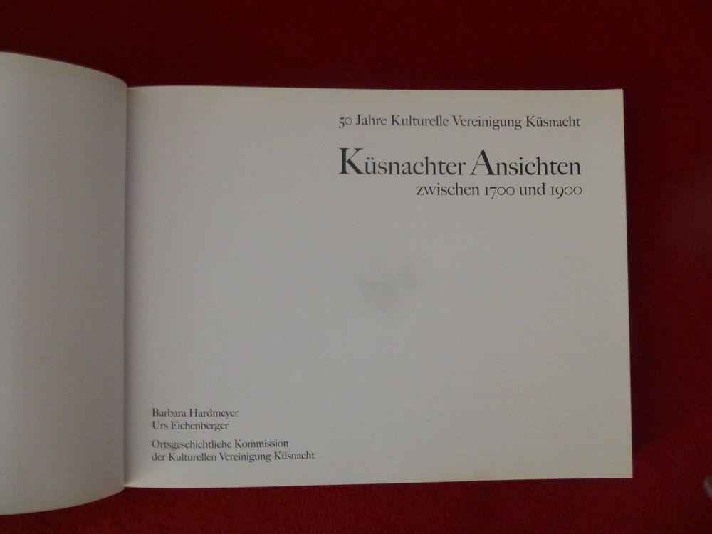 KÜSNACHT (KT.ZÜRICH) ANTIK- ANSICHTKARTEN UM 1700/1900!!! (Gebraucht) in Volketswil für CHF 14.9 ...