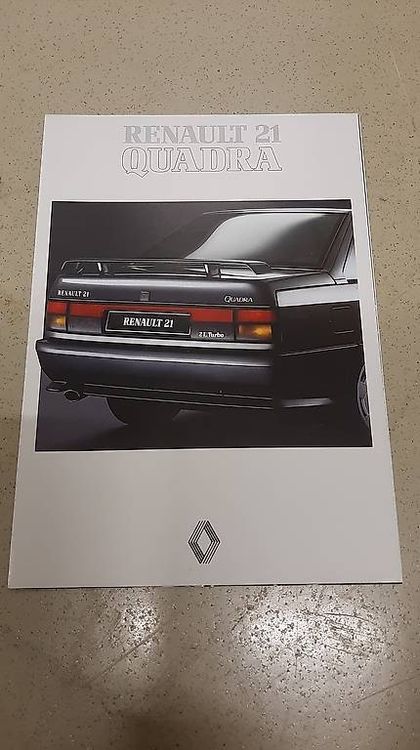 Renault 21 Quadra Turbo Prospekt (Gebraucht) in Steffisburg für CHF 49 ...