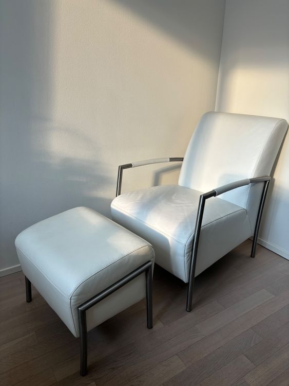 PFISTER - JOHANN JACOB - SESSEL MIT HOCKER - RUSNI NP: 849.- (Gebraucht ...