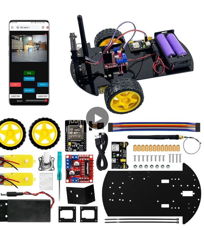2WD Roboter Auto Kit mit WiFi, ESP32 Kamera und Arduino (Neu und originalverpackt) in LIESTAL ...