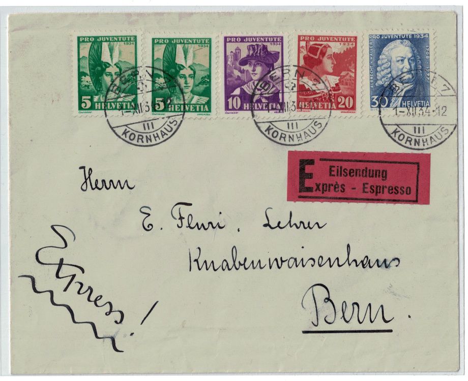 J69-J72 Brief K 1200.- (Gebraucht) in Bern 14 für CHF 300 – mit Lieferung auf Ricardo kaufen