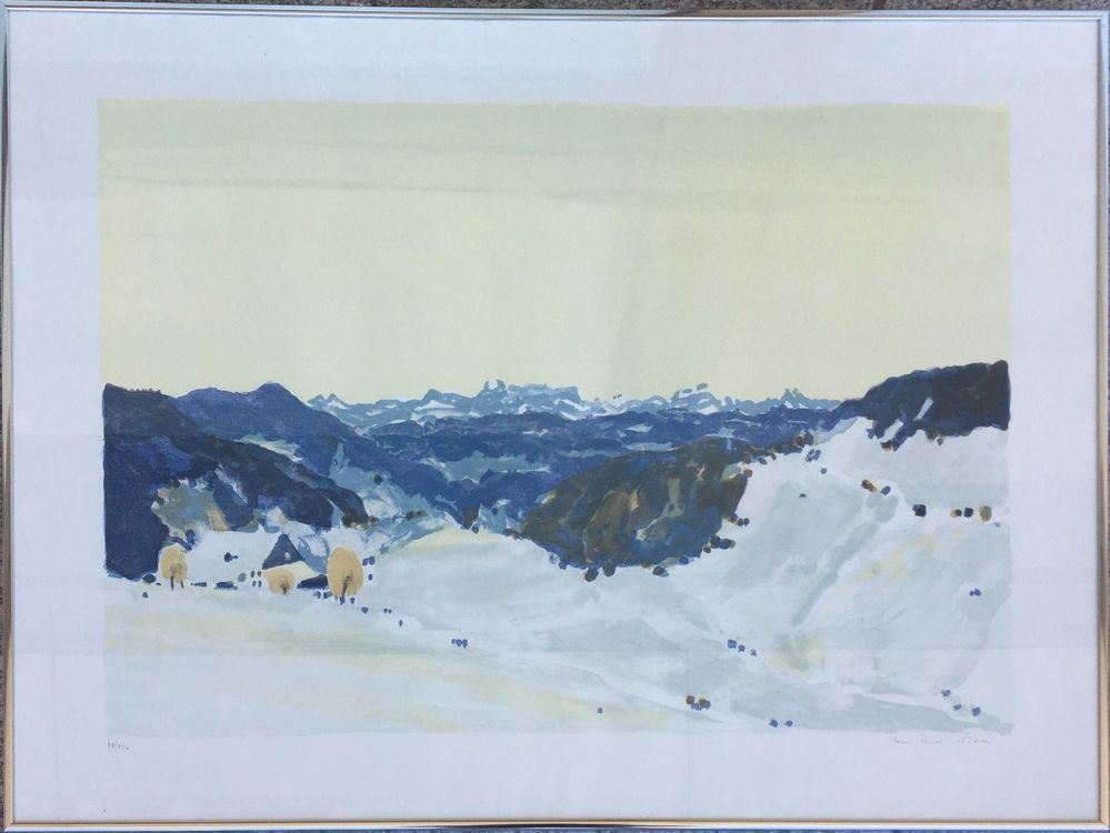 Hans Ruedi Sieber Lithographie handsign. | Kaufen auf Ricardo