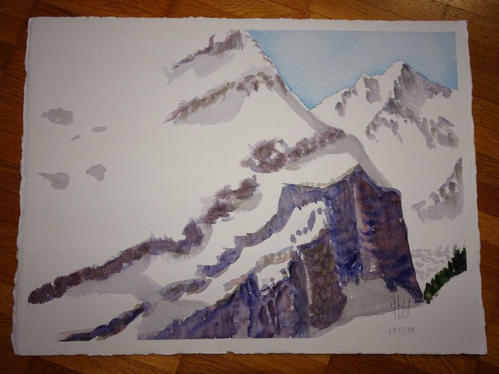 Originales Aquarell Gemälde | Kaufen auf Ricardo