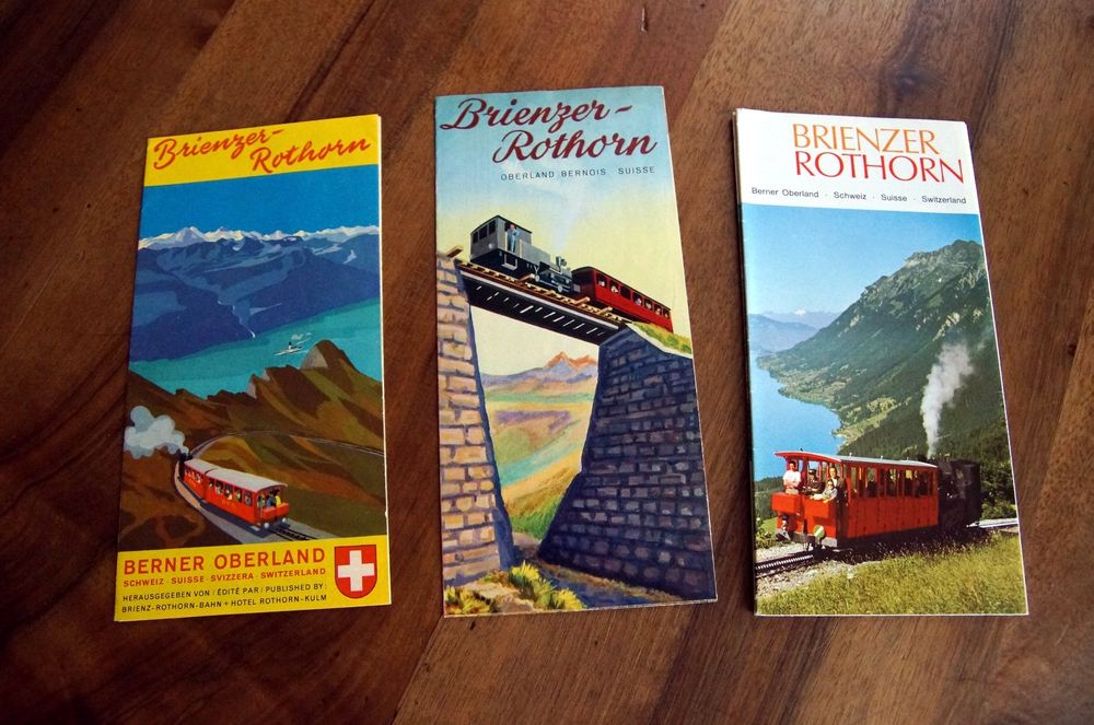 Brienzer Rothorn Prospekte, Karten, Flyer, 50er J... (Gebraucht) in Schönenwerd für CHF 5 – mit ...