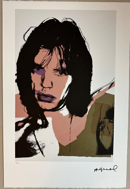 Andy Warhol: Mick Jagger 32 /100 (Neu (gemäss Beschreibung)) in Meilen für CHF 55 – mit ...