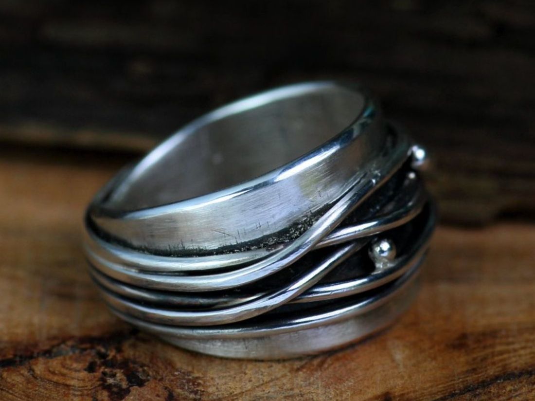 INFINITUS NEXUS Ring in Silber 925 · Grösse EU 51 (Neu und ...
