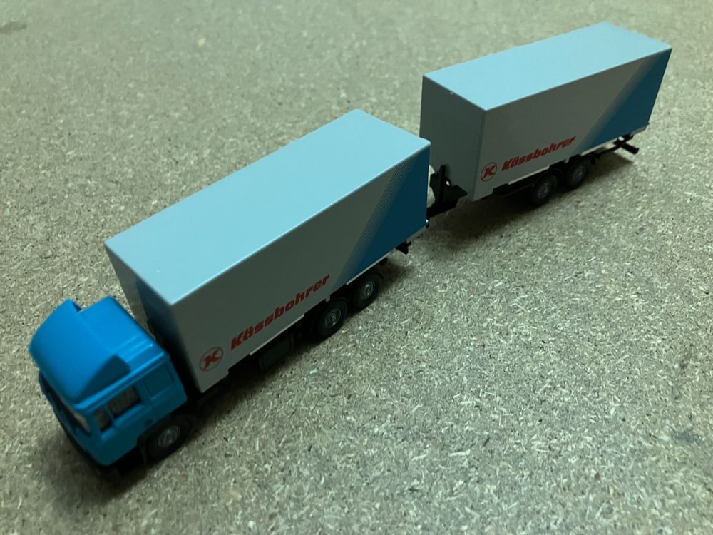 Lastwagen-Modell MAN, Wiking, Bemalung Käsbohrer in 1:87 | Kaufen auf ...