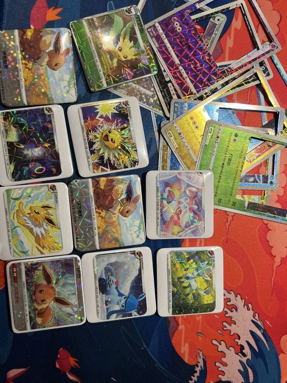 Pokemon Evelution Magnet Selbstgemacht DIY Ganzes Set 9x (Neu (gemäss ...