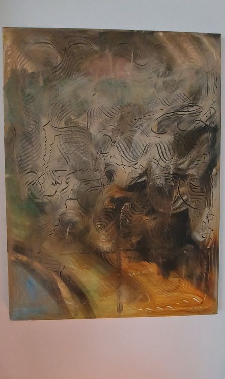 Gemälde Regenbogen Himmel von mir selbstgemalt 60×80 (Gebraucht) in Riehen für CHF 80 – mit ...