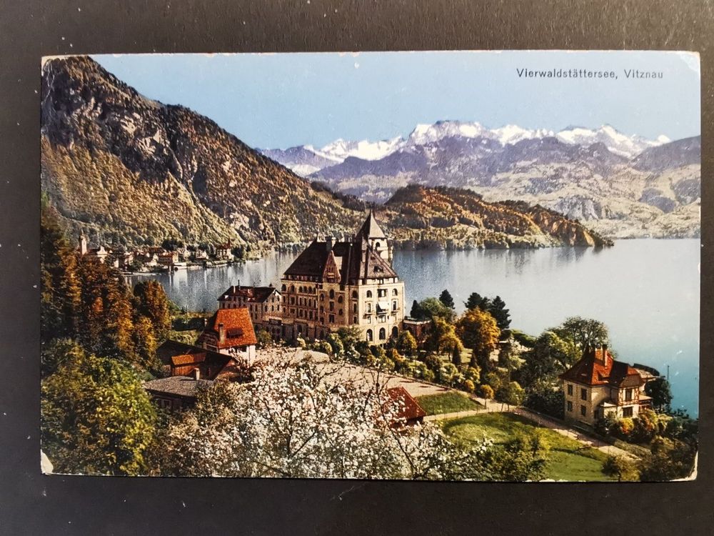 Vitznau Ansichtskarte Vierwaldstättersee 1927 Luzern Kaufen Auf Ricardo