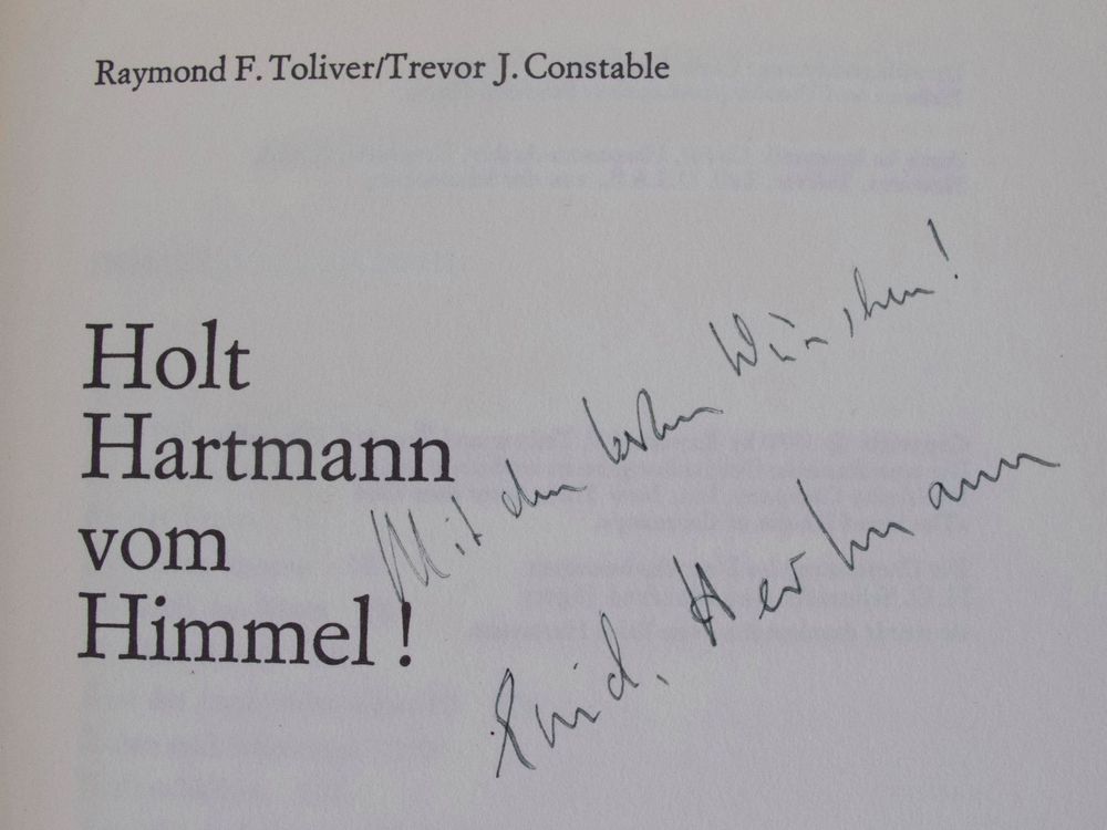 Buch Erich Hartmann Jagdflieger signiert | Kaufen auf Ricardo